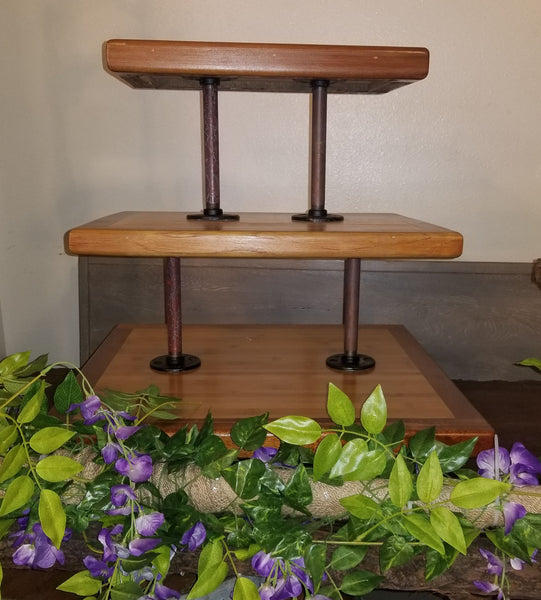 Rustic Rectangular Platter Stand – Party Tents & Events | Santa Rosa ...